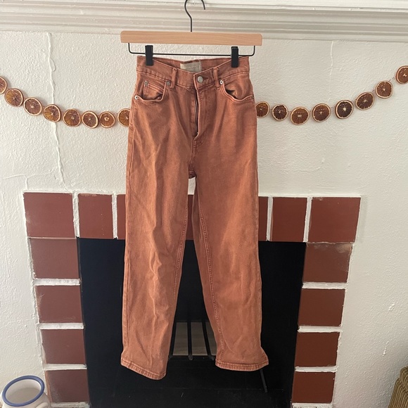 Everlane | Pants & Jumpsuits | Terracotta Orange Pantstwo Tiny Grease ...